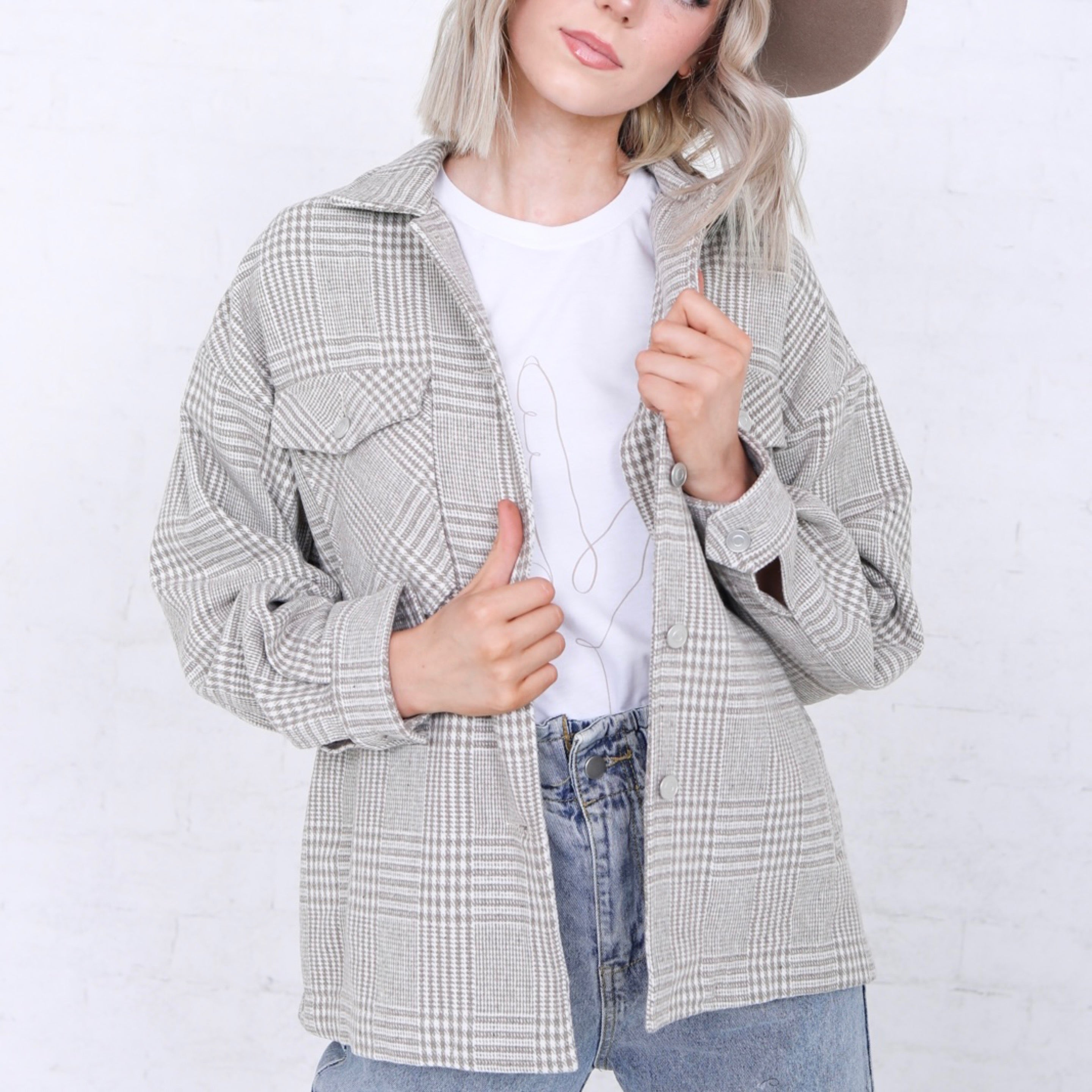 Cobblestone Path Shacket | Simplicity Boutique